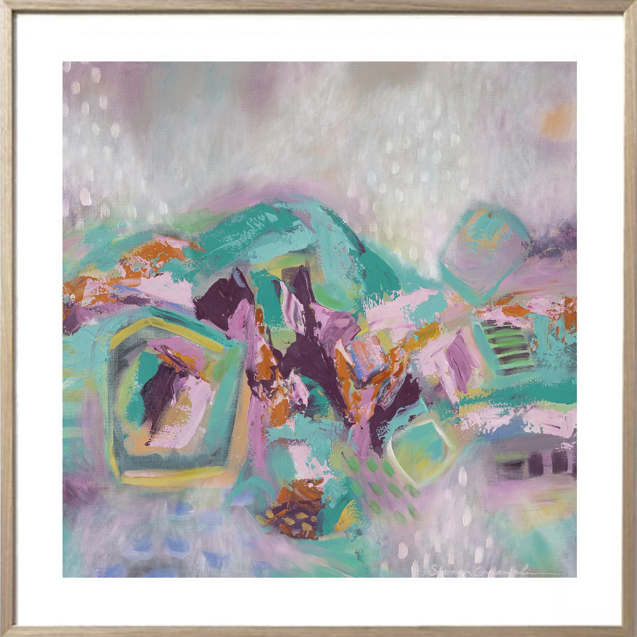 Paper Art Prints | Magic Mountain by Sherren Comensoli