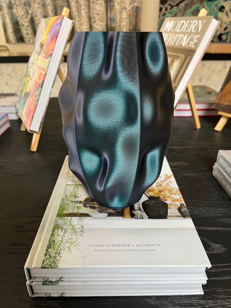 The Daily Rabbit Alien Vase in Midnight Galaxy 25 cm